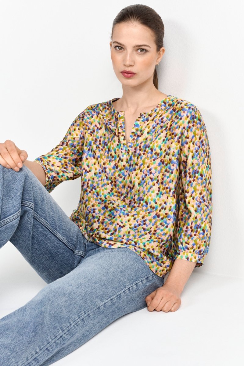 Colorful printed blouse | Rich & Royal